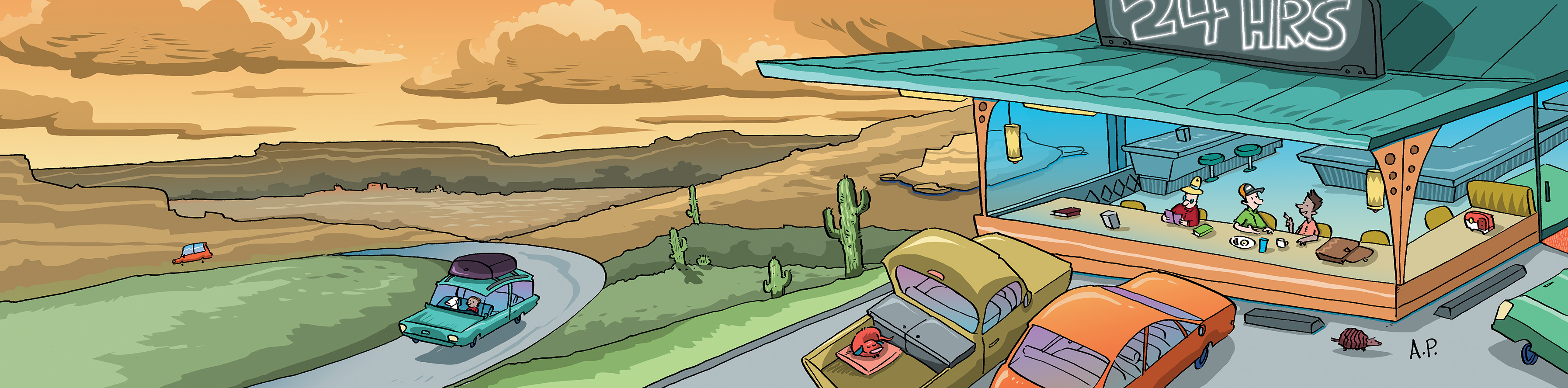 desert diner – otter be happy studio
